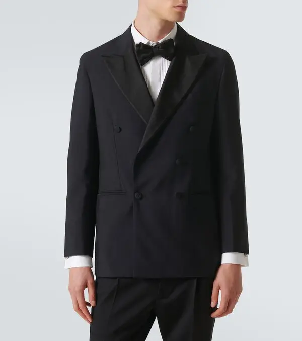 Rubinacci Wool Tuxedo Jacket