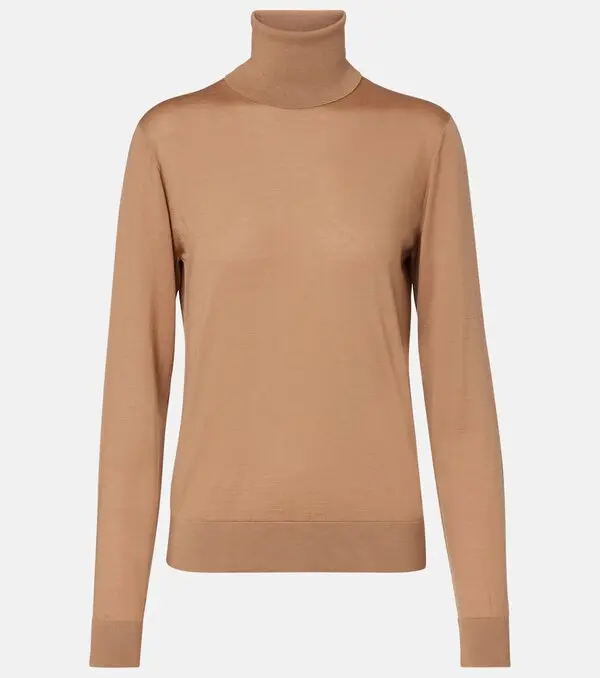 Dolce & Gabbana Cashmere Turtleneck Sweater - Beige