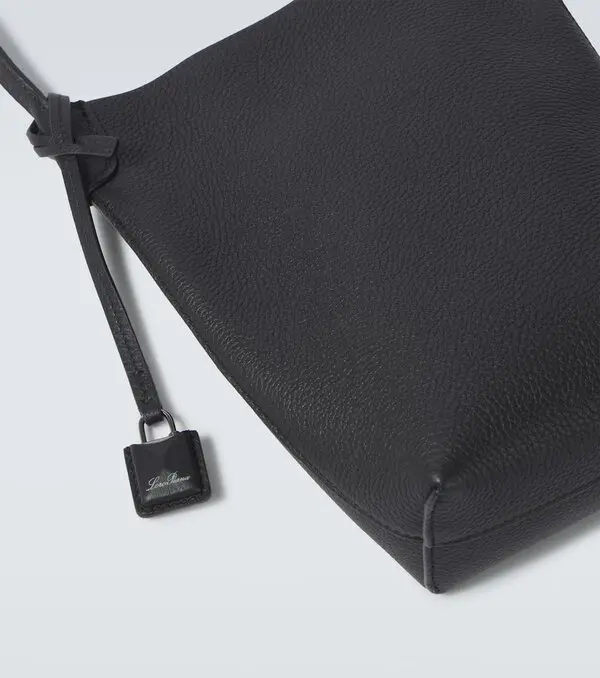 Loro Piana Bale Leather Phone Pouch