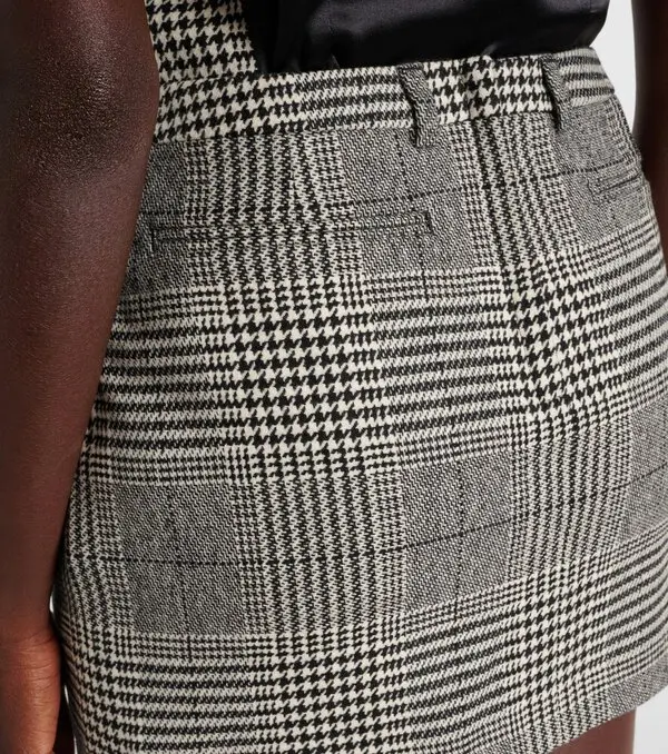 Dolce & Gabbana Prince Of Wales Check Mini Skirt