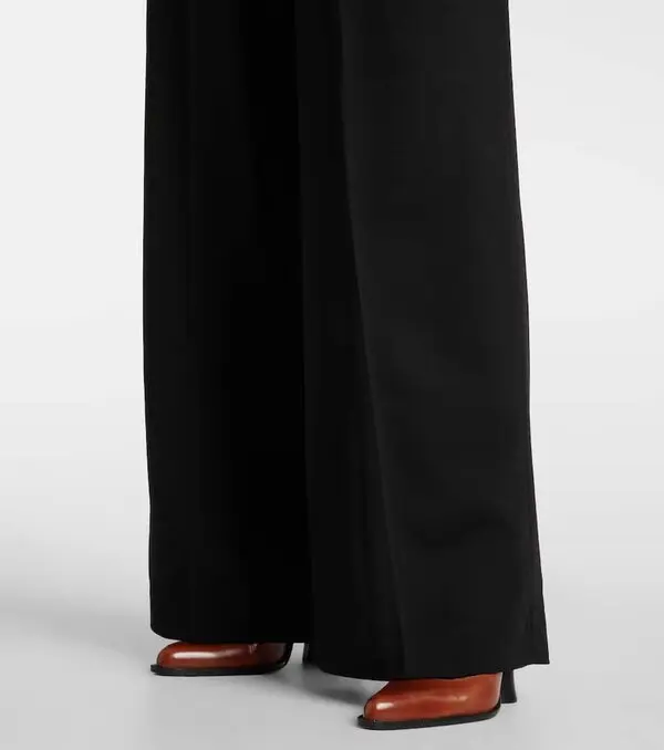 Dries Van Noten Wool Straight Pants