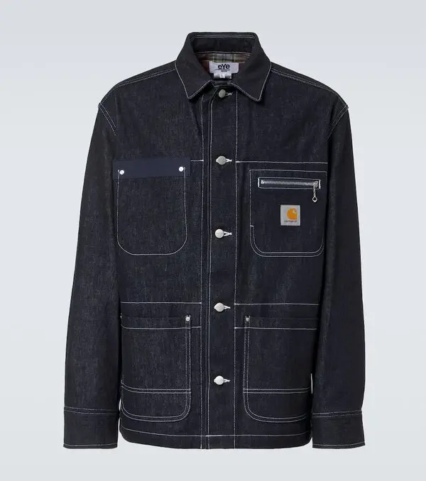 Junya Watanabe X Carhartt Denim Chore Jacket - Blue