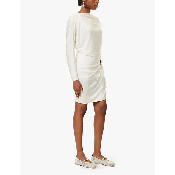knee length dresses for ladies Blair Waldorf's Marc by Marc Jacobs “Joelle” White Mini Dress, Gossip –  xoxoposhipgirl main image 1