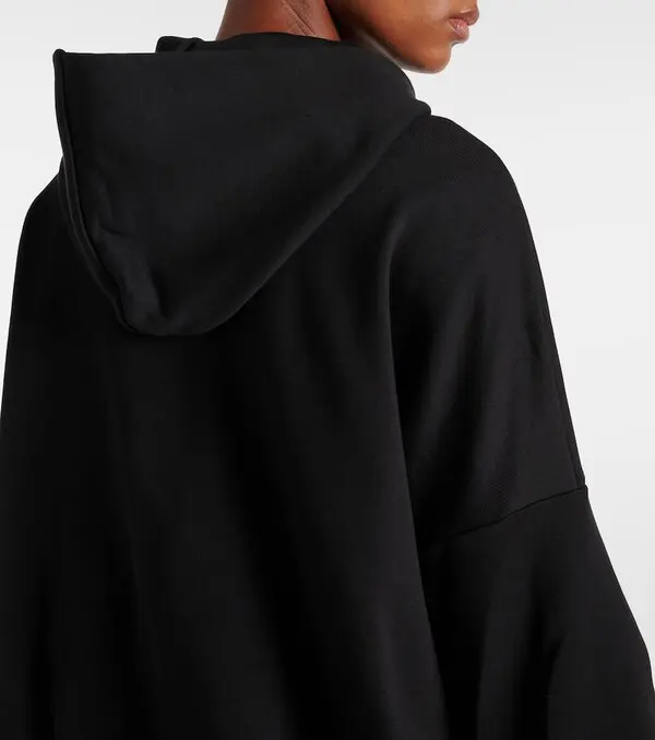 Dries Van Noten Oversized Cotton Jersey Hoodie - Black