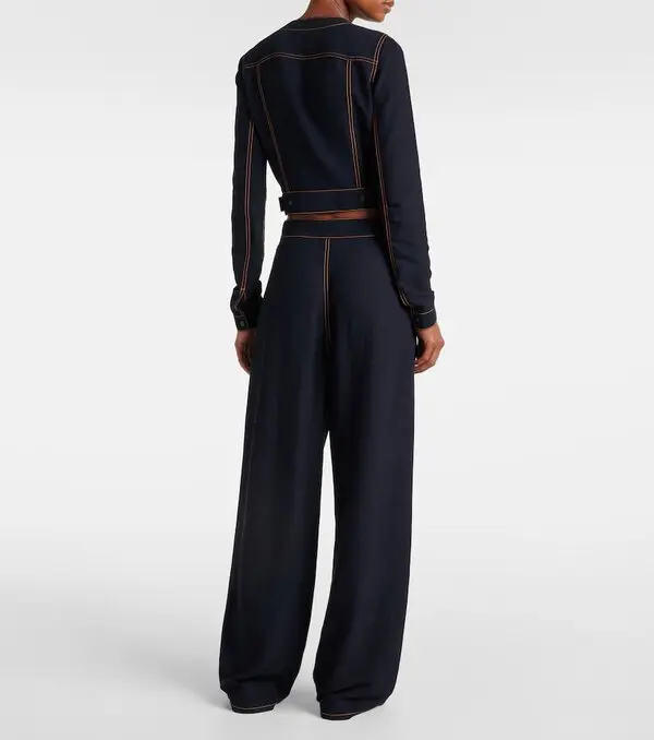 Alaïa Fluid Cropped Jacket