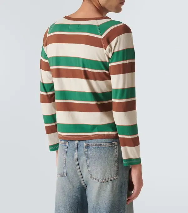 ERL Striped Cotton Jersey T-shirt