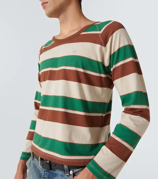 ERL Striped Cotton Jersey T-shirt