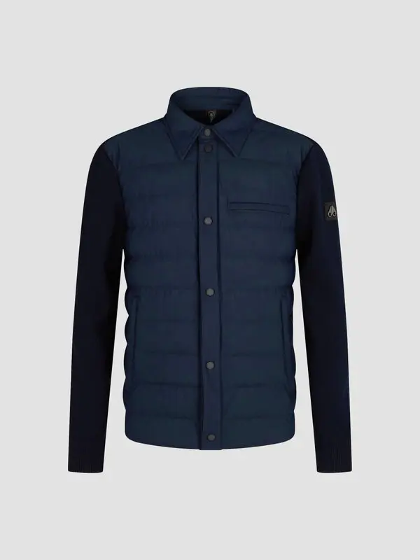 Moose Knuckles Marble Down Hybrid Shirt Jacket