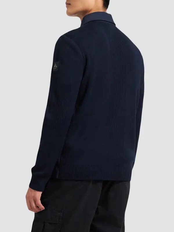 Moose Knuckles Marble Down Hybrid Shirt Jacket