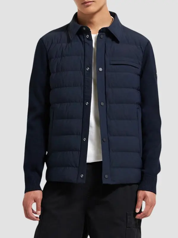 Moose Knuckles Marble Down Hybrid Shirt Jacket