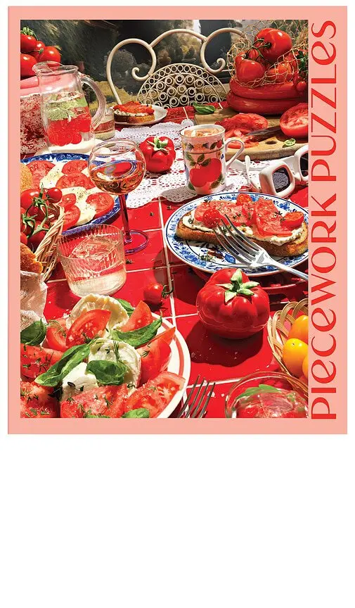 PIECEWORK Tomato Tomahto 1,000 Piece Puzzle In Coral - N,a