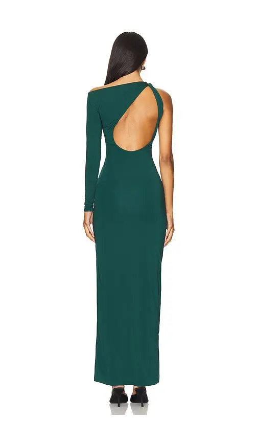 Maygel Coronel Negrete Dress In Emerald Green - 63% Off | Editorialist
