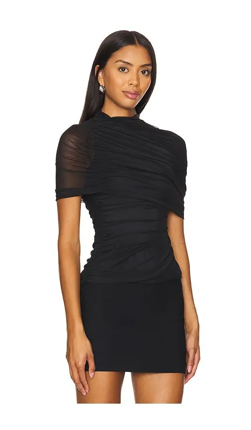 Amanda Uprichard X Evianna Top - Black