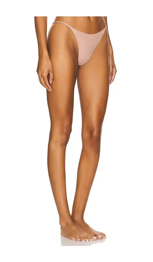 FLEUR DU MAL Le Stretch Multifit Micro G-string - Tan