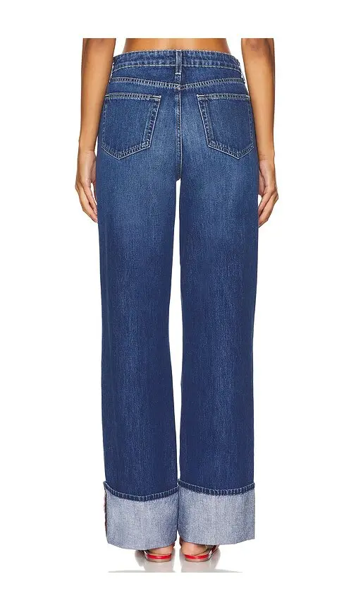 L'Agence Miley Wide Leg Jeans