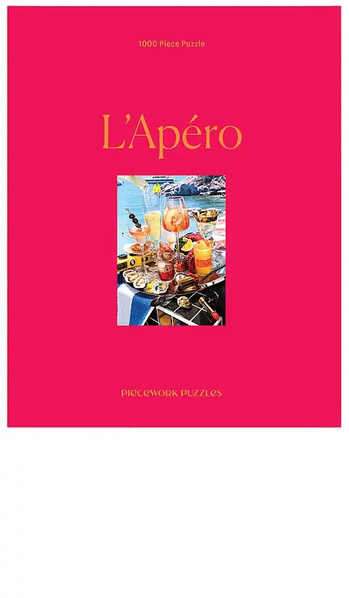 PIECEWORK L'apero 1,000 Piece Puzzle - Red