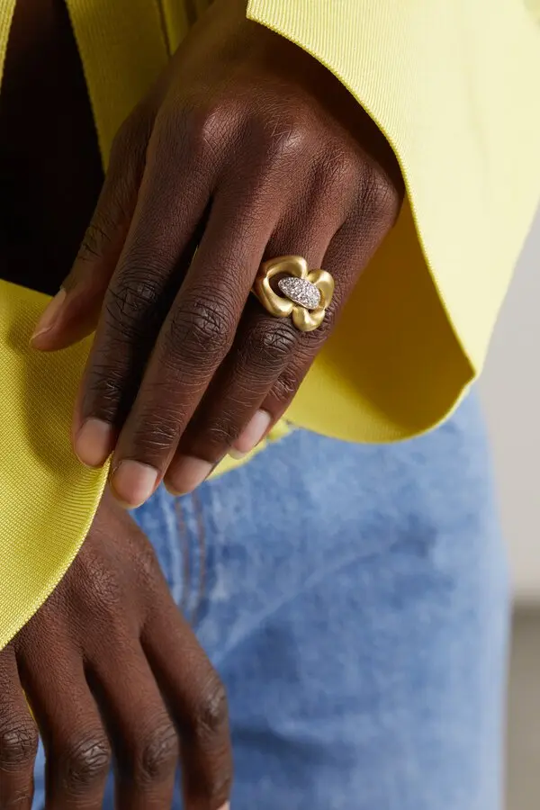 JENNA BLAKE Nautical Diamond And 18-karat Ring