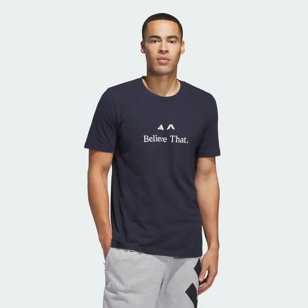 Adidas Anthony Edwards Believe That Graphic Tee