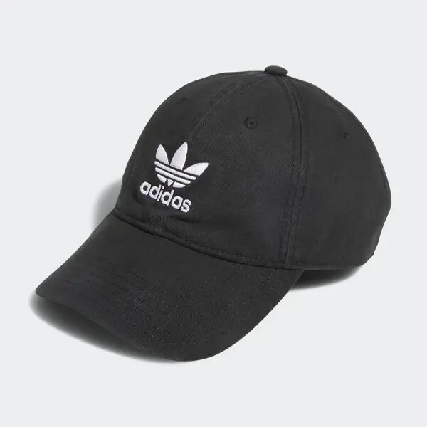 Adidas Relaxed Strap-back Cap - Black / White