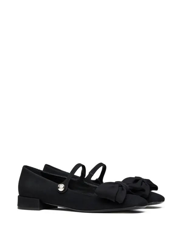 Valentino Garavani Bowjane Mary-jane Ballet Pumps - Black