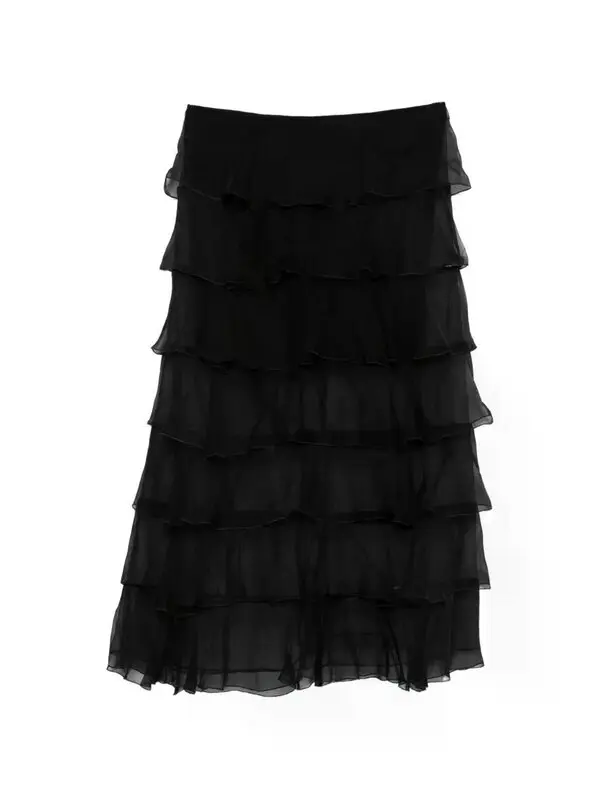 Valentino Garavani Ruffled Midi Skirt
