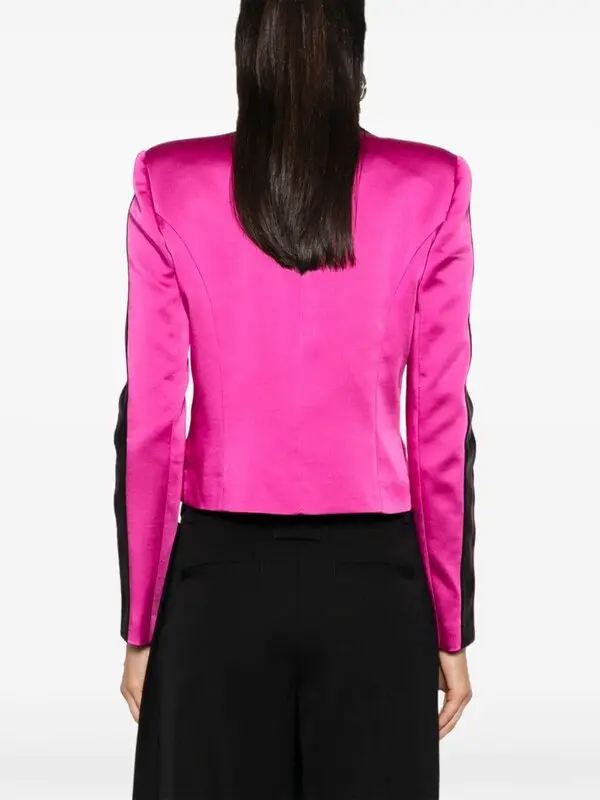 MITILIANE COUTURE Satin-trim Blazer