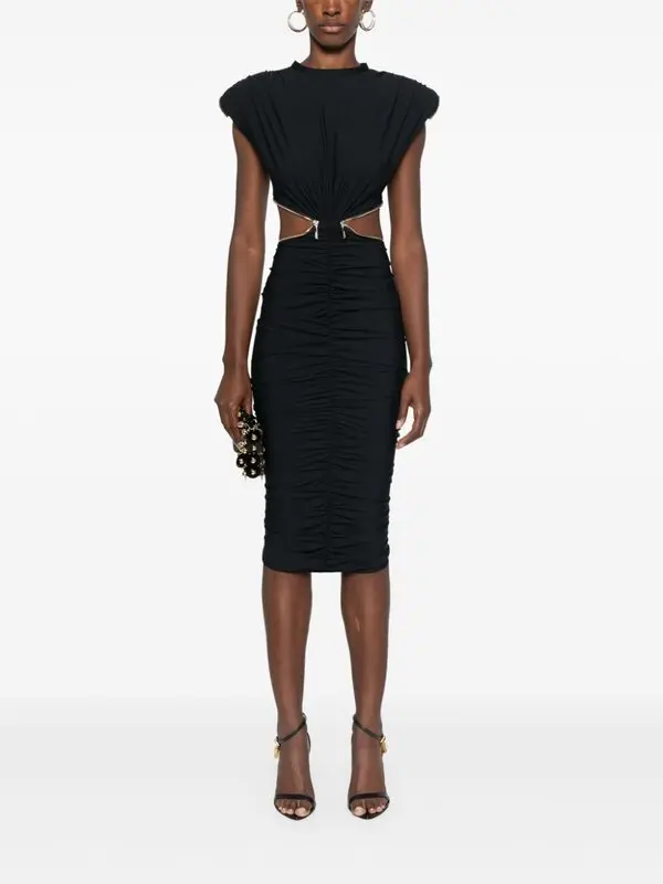 MITILIANE COUTURE Dominique Midi Dress - Black