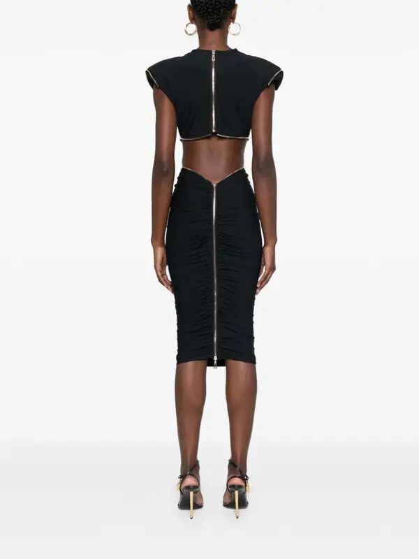 MITILIANE COUTURE Dominique Midi Dress - Black