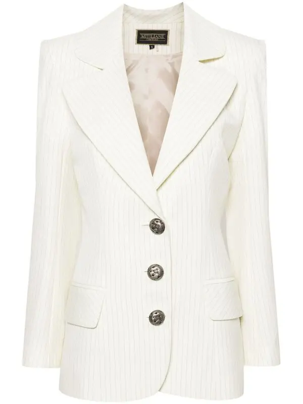 MITILIANE COUTURE Pinstriped Blazer