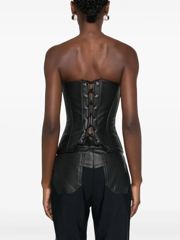 MITILIANE COUTURE Piercings Leather Corset