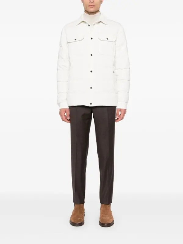 MOORER Veton-kn Jacket - White