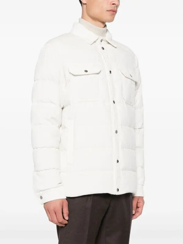 MOORER Veton-kn Jacket - White