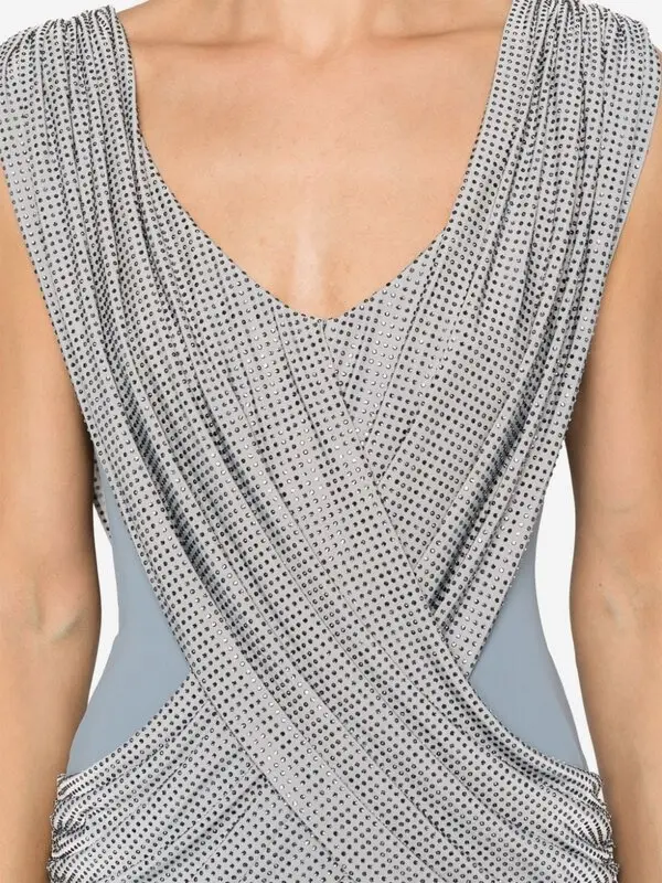 MITILIANE COUTURE Crystal-embellished Mini Dress