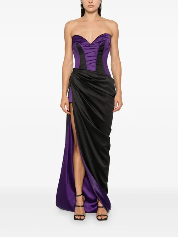 MITILIANE COUTURE Asymmetric Maxi Dress