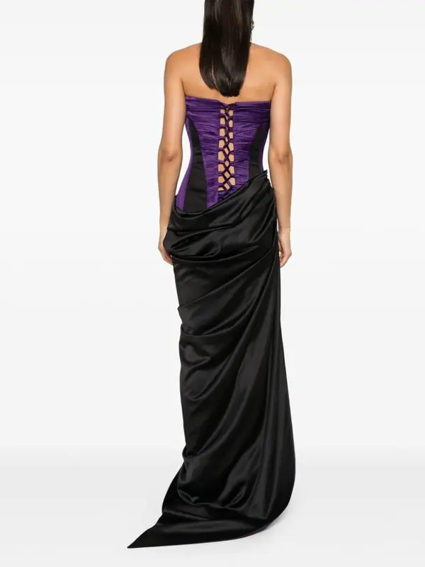 MITILIANE COUTURE Asymmetric Maxi Dress