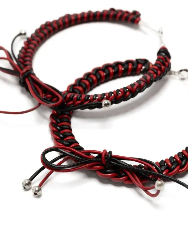 CHOPOVA LOWENA Braided Hoop Earrings