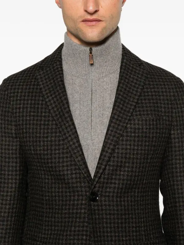 Zegna Houndstooth-pattern Blazer