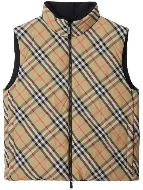 Burberry Reversible Padded Gilet - Neutrals
