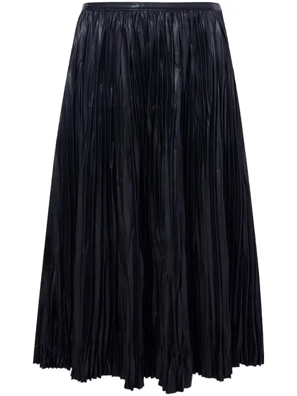 Proenza Schouler White Label Rosalyn Faux-leather Skirt - Black
