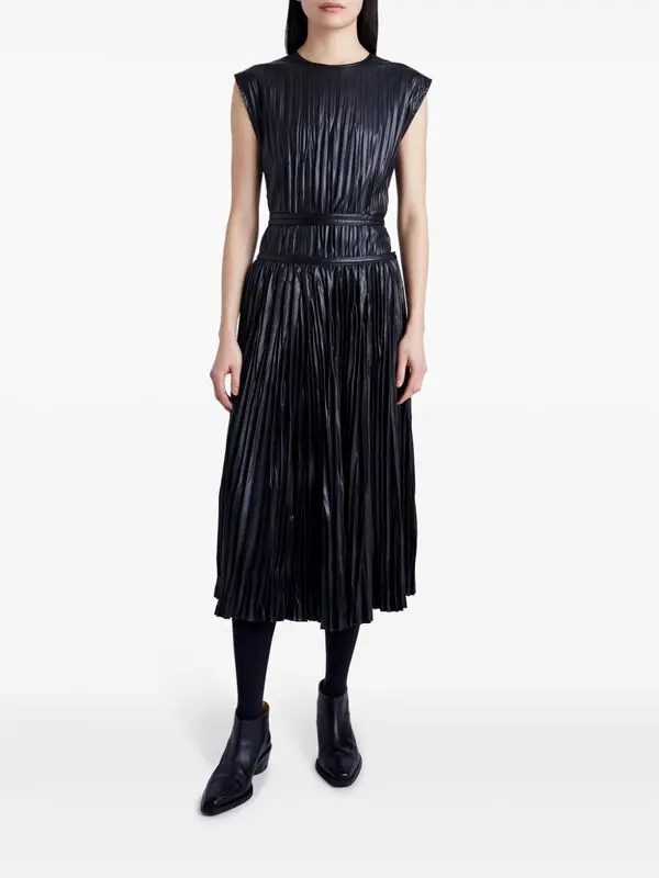 Proenza Schouler White Label Rosalyn Faux-leather Skirt - Black