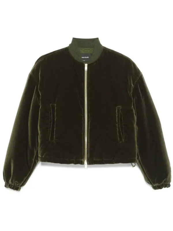 Fabiana Filippi Velvet Bomber Jacket