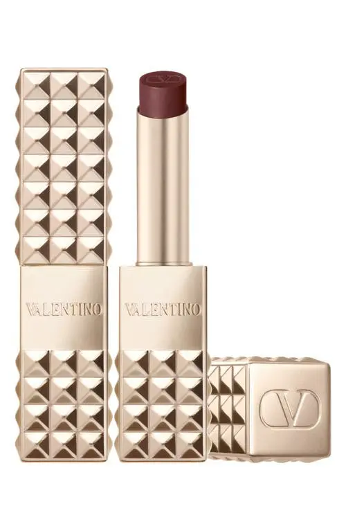 Valentino Garavani Spike Buttery Matte Refillable Lip Color - 196a Deep Brown