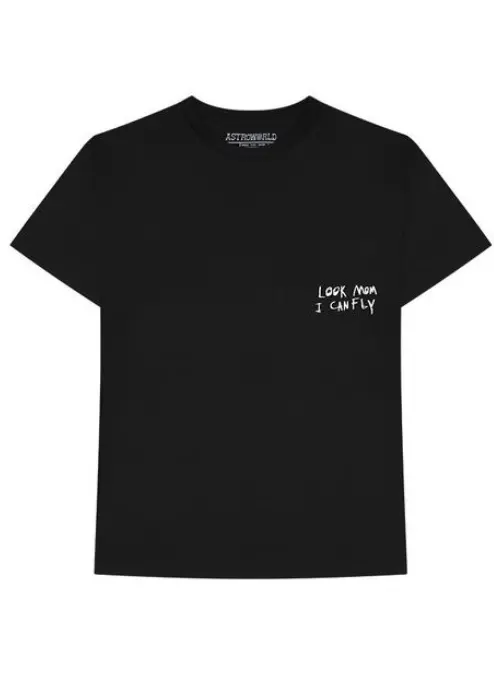 TRAVIS SCOTT Look Mom I Can Fly Festival Tee Shirt