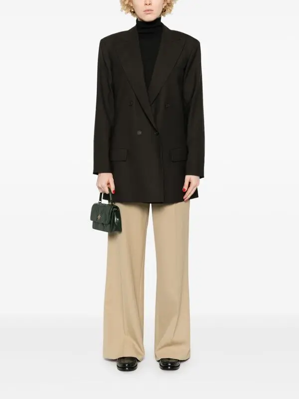 Fabiana Filippi Double-breasted Blazer - Brown