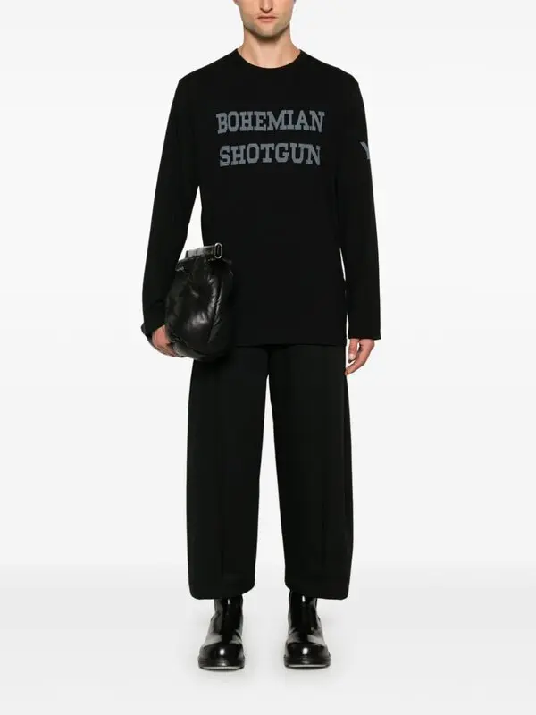 Yohji Yamamoto Text-print T-shirt