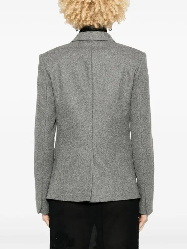 Fabiana Filippi Double-breasted Flannel Blazer