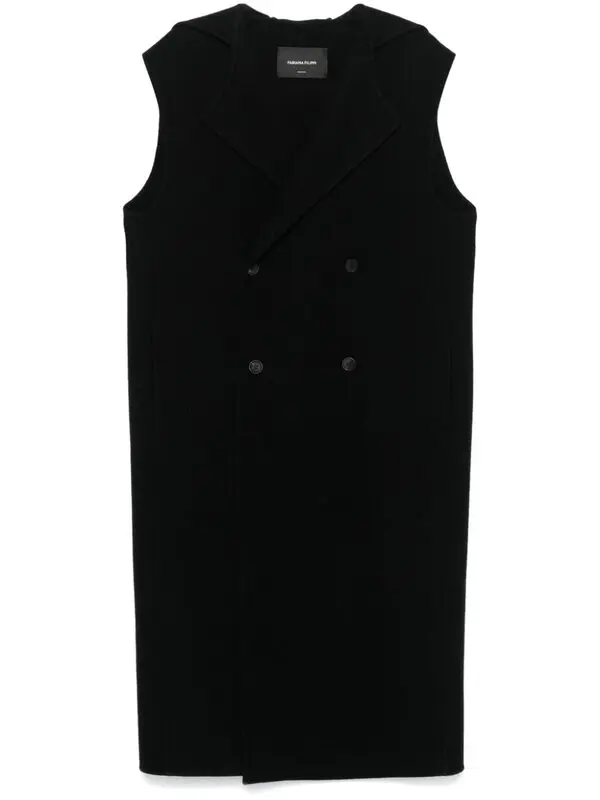 Fabiana Filippi Double-breasted Virgin Wool Gilet