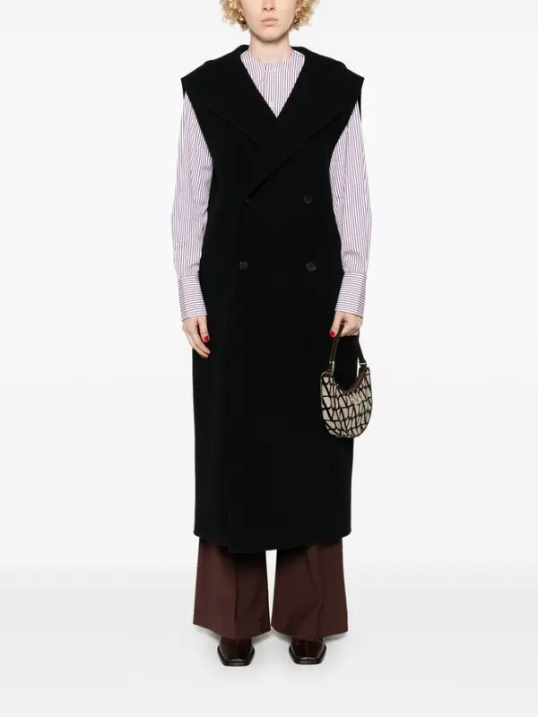 Fabiana Filippi Double-breasted Virgin Wool Gilet