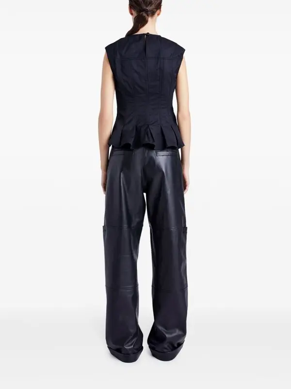 Proenza Schouler White Label Felix Top - Black