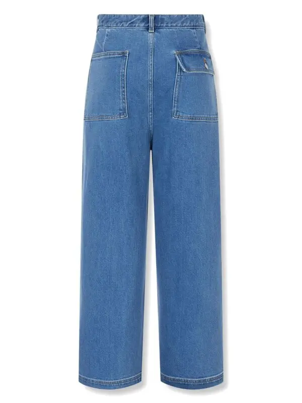 STUDIO TOMBOY Patch-pocket Wide-leg Jeans